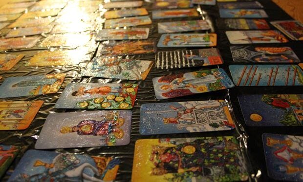 Glitter Tarot Deck Craft Project • A Fool's Journey